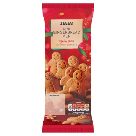 Tesco Mini Gingerbread Men 100G - Tesco Groceries