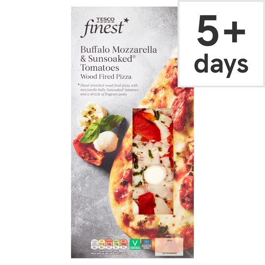 Tesco Finest Buffalo Mozzarella Tomo Pizza 220G - Tesco Groceries