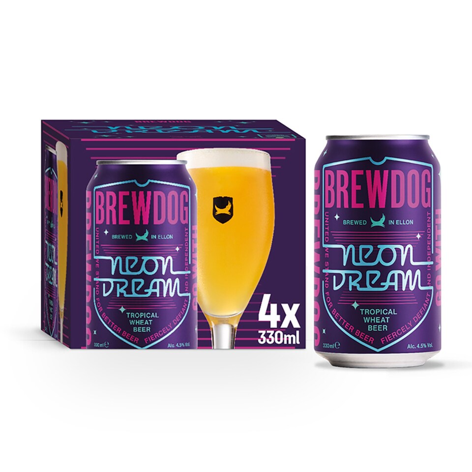 Brewdog Neon Dream Tropical 4 X 330Ml - Tesco Groceries