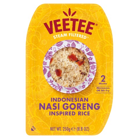 Veetee Indonesian Nasi Goreng Inspired Rice Tray 250g - Tesco Groceries