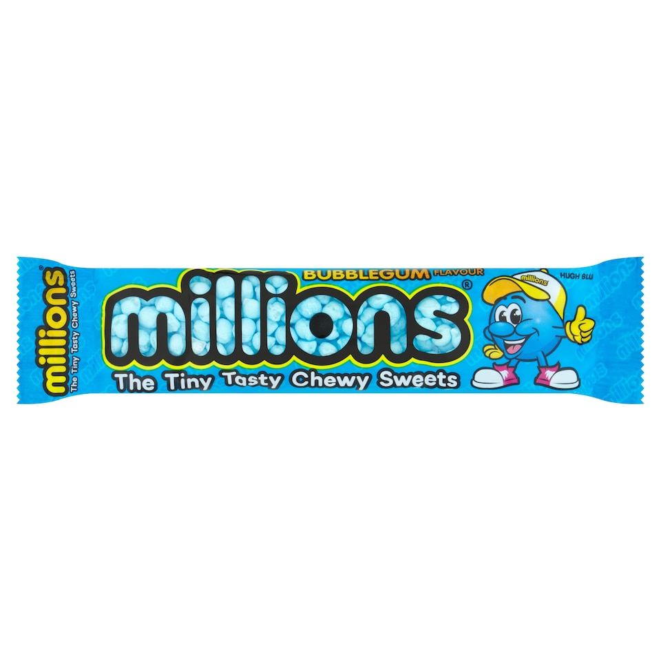 Millions Bubblegum Chewy Sweets 45g - Tesco Groceries