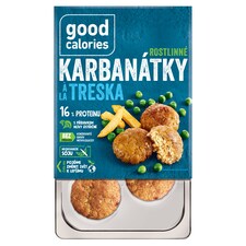 Good Calories Rastlinné fašírky s príchu&ou tresky 160 g - Tesco Groceries