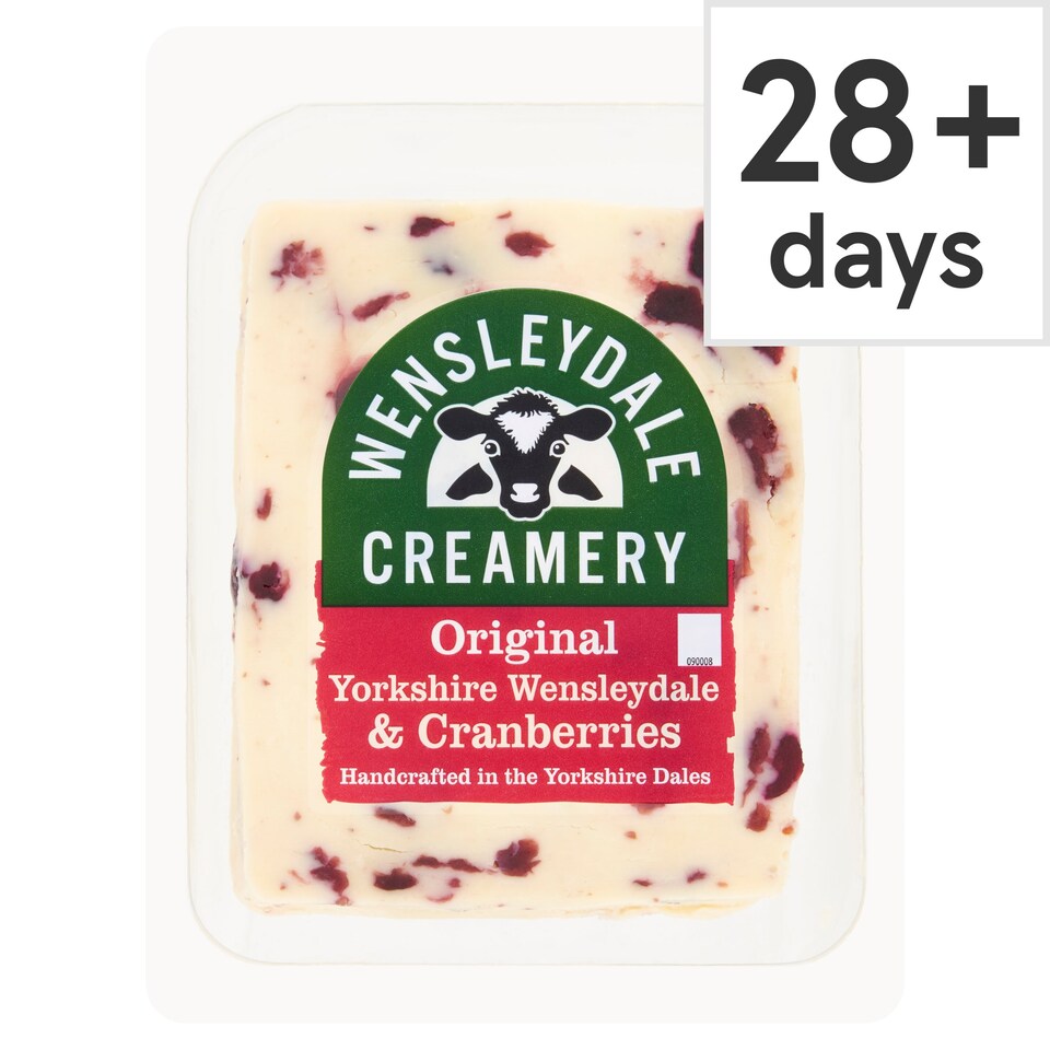 Wensleydale & Cranberry Cheese 180G - Tesco Groceries