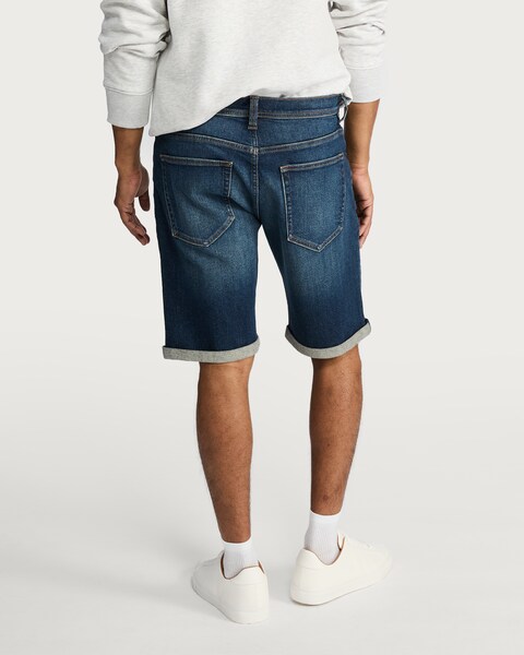 F&F Denim Turn-Up Shorts in Blue - Tesco Groceries
