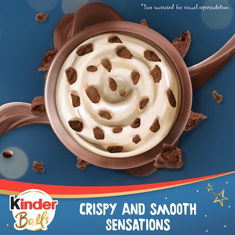 Kinder Milk Chocolate Crisp Choco Balls 90g - Tesco Groceries