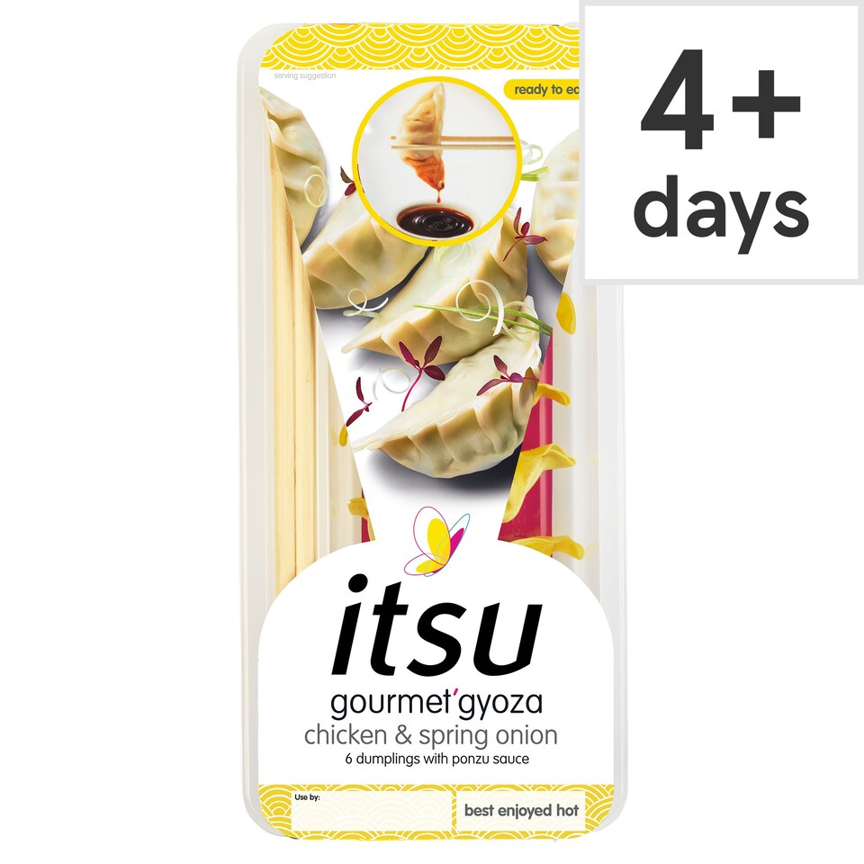 itsu gourmet'gyoza chicken and spring onion 133g - Tesco Groceries