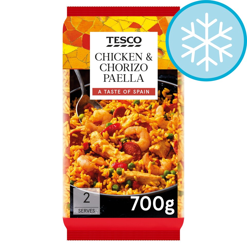 Tesco Chicken & Chorizo Paella 700G - Tesco Groceries