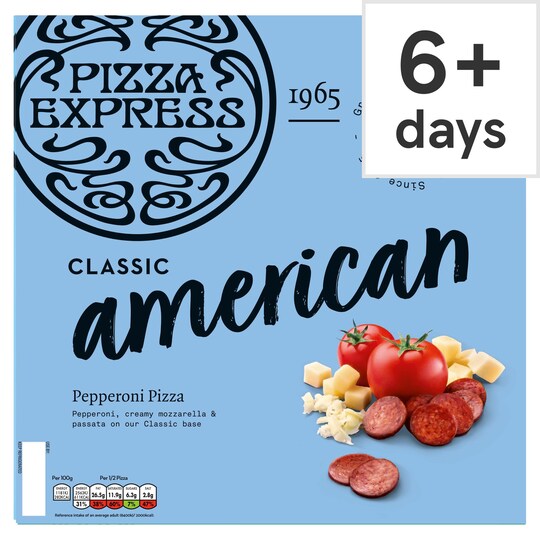 Pizza Express American Classic Pepperoni Pizza458g - Tesco Groceries