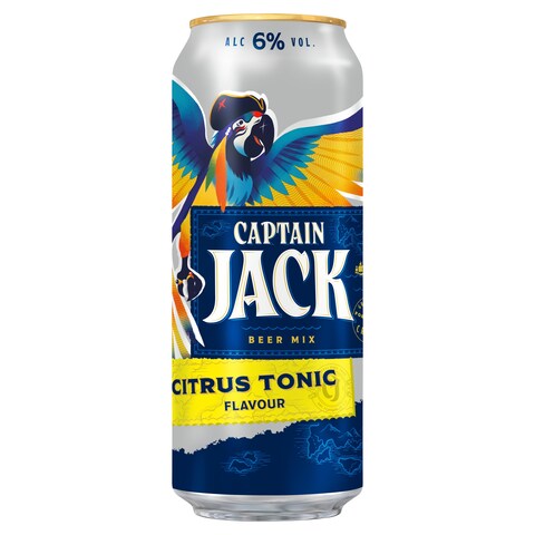 Captain Jack Citrus Tonic Flavour 500 ml - Tesco Groceries