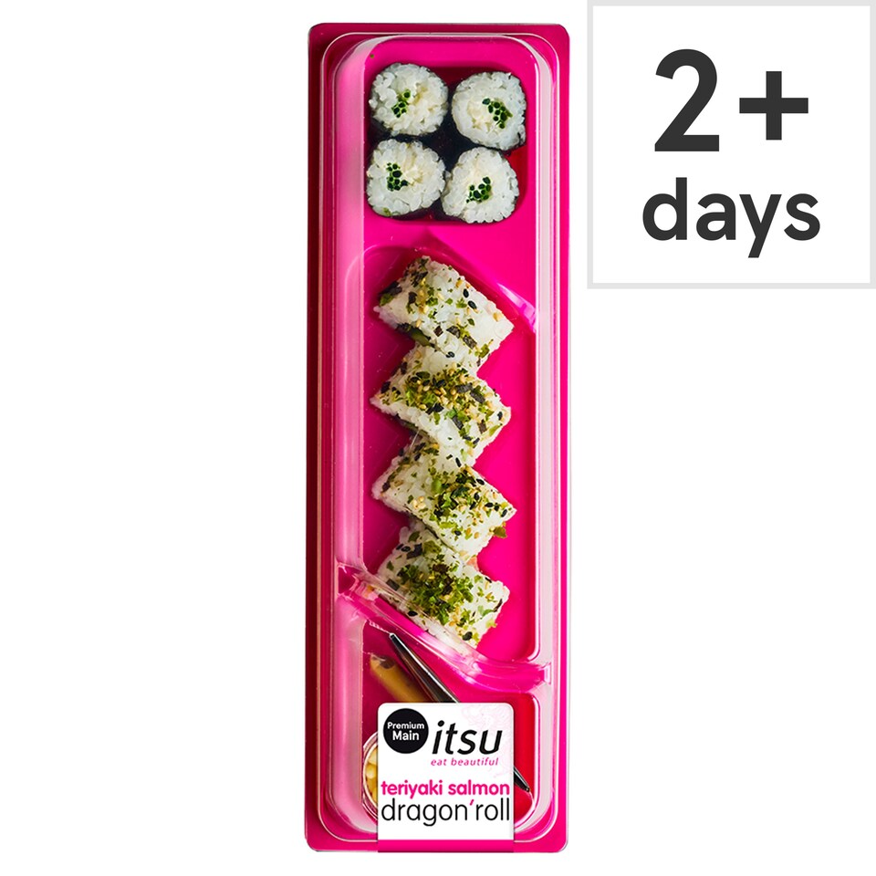 Itsu Teriyaki Salmon Dragon'Roll 184g - Tesco Groceries