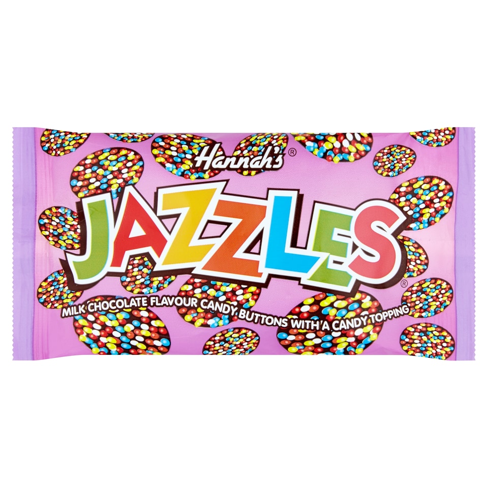 Hannah's Jazzles Milk Chocolate Flavour Candy Buttons 40g - Tesco Groceries