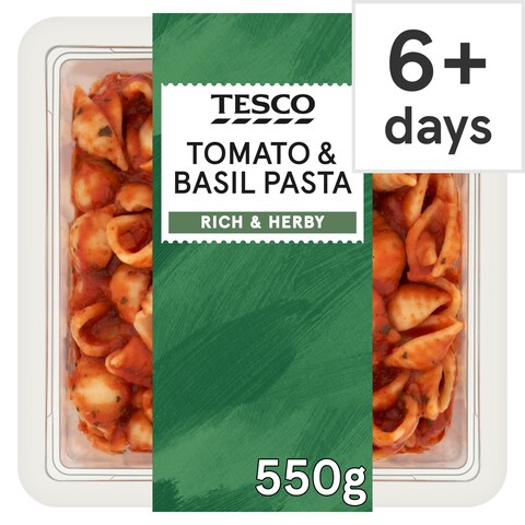 Tesco Tomato & Basil Pasta 550g - Tesco Groceries