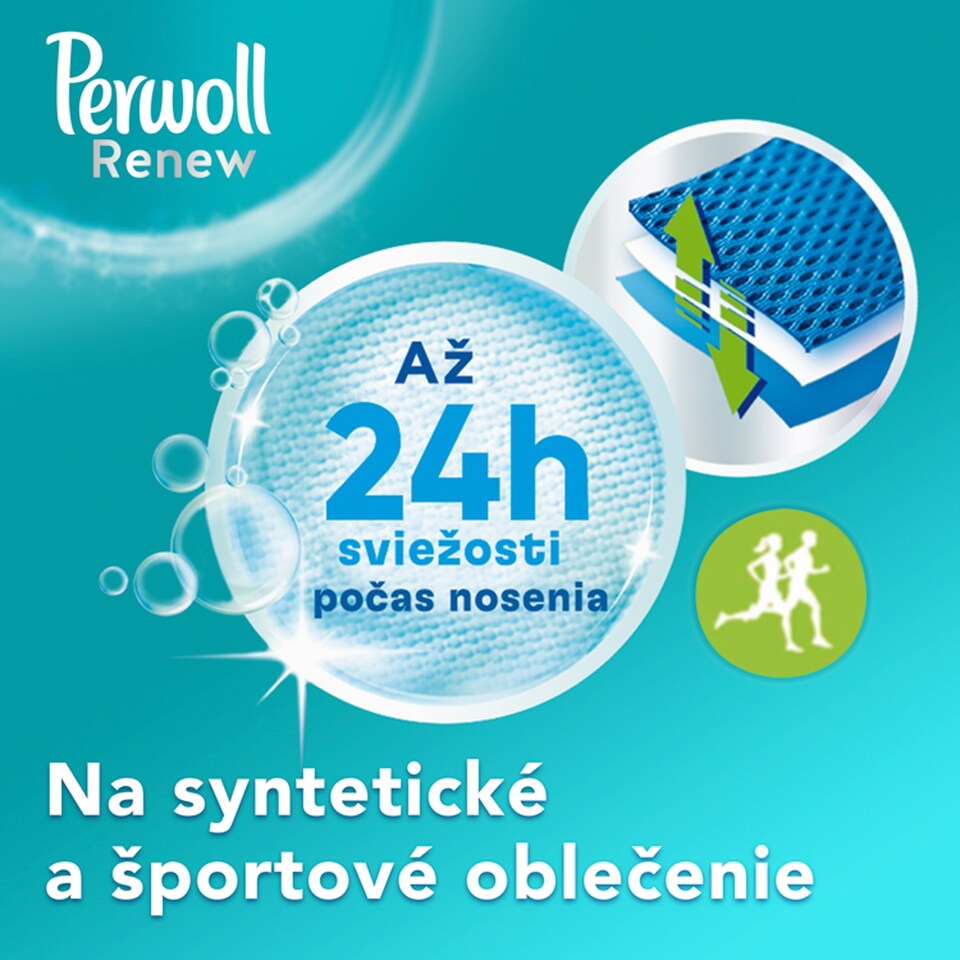 Perwoll Renew špeciálny prací gél Sport & Refresh 54 praní, 2970 ml ...