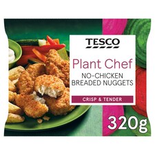 Tesco Plant Chef No-Chicken Nuggets 320G - Tesco Groceries
