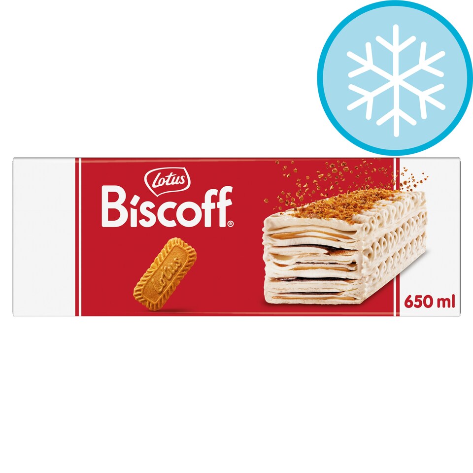 Lotus Biscoff Ice Cream Cake 650ml - Tesco Groceries