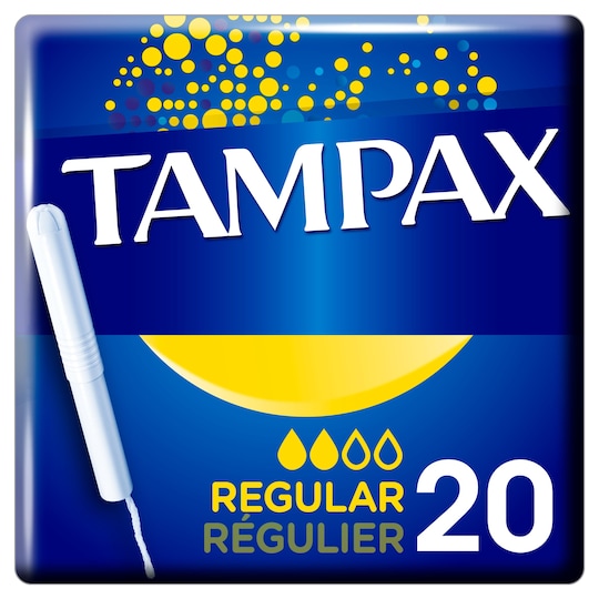 Tampax Blue Box Regular 20 Pack - Tesco Groceries