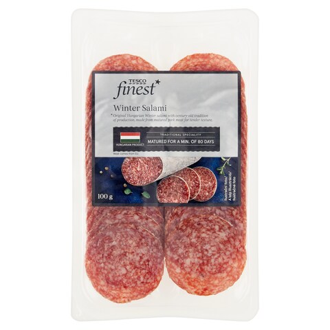Tesco Finest Winter Salami 100 g - Tesco Groceries