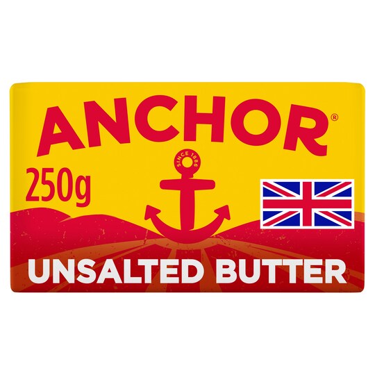 Anchor Unsalted Block Butter 250G - Tesco Groceries