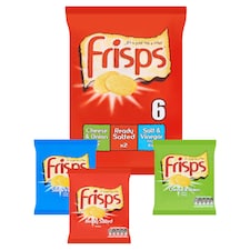 Frisps Assorted Crisps 6X25.5G - Tesco Groceries