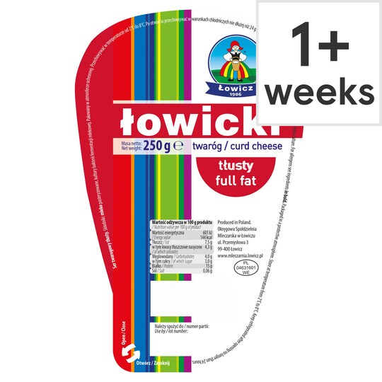 Lowicz Twarog Curd Cheese 250G - Tesco Groceries