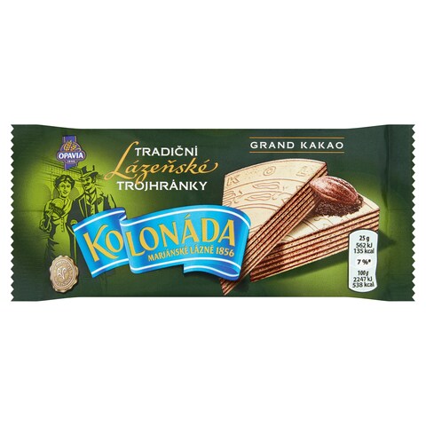Opavia Kolonáda Triangles Spa Wafers Grand Cocoa 50 g - Tesco Groceries