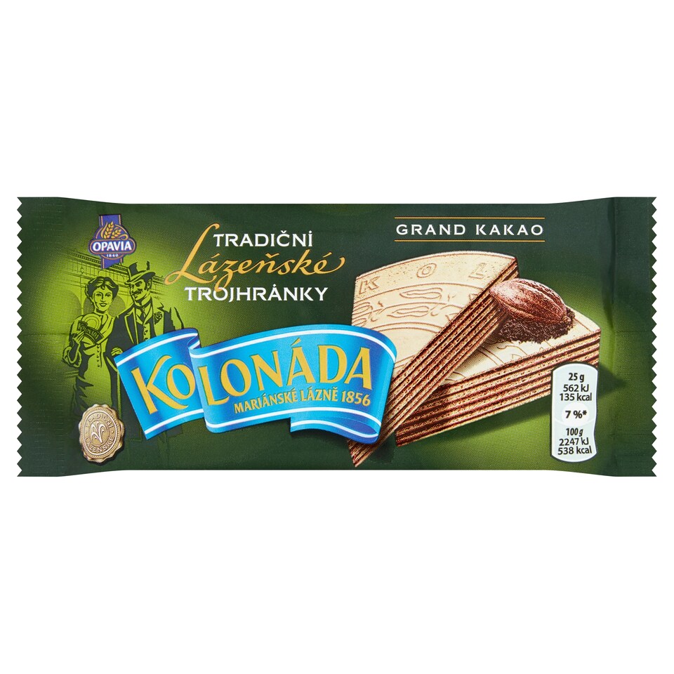 Opavia Kolonáda Triangles Spa Wafers Grand Cocoa 50 g - Tesco Groceries