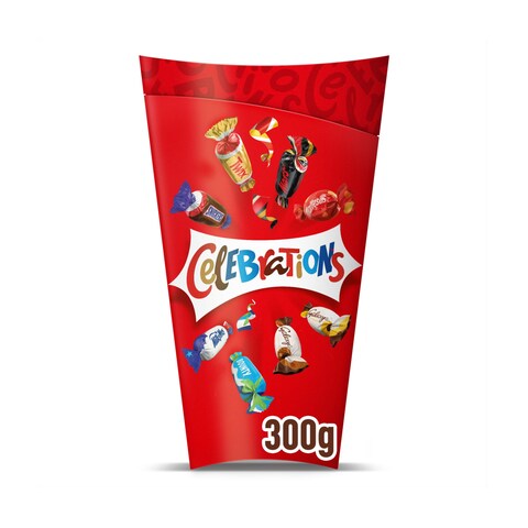 Celebrations Milk Chocolate Box Chocolate Bars 300g - Tesco Groceries