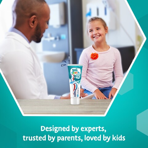 Aquafresh Kids Toothpaste Big Teeth 6-8 Years 75ml - Tesco Groceries