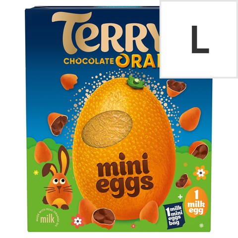 Terry's Chocolate Orange Milk Mini Eggs Easter Egg 200g - Tesco Groceries