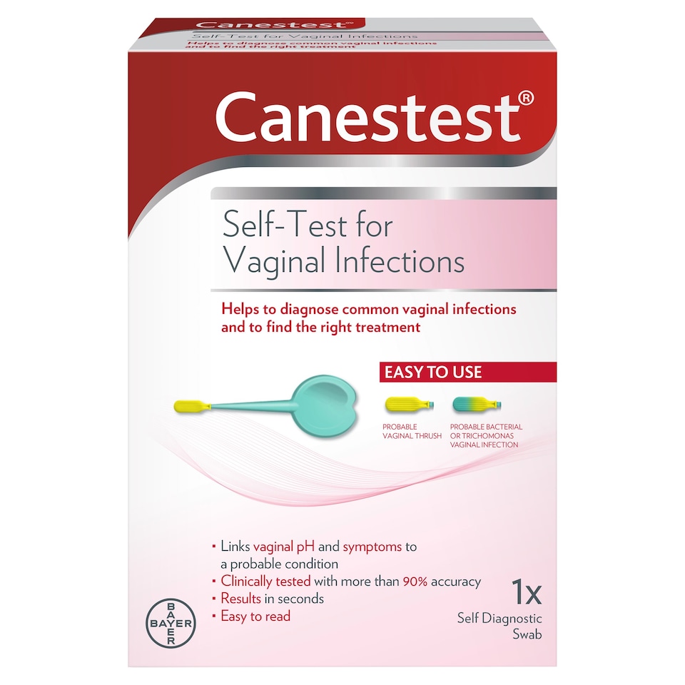 Canestest Self-Test for Vaginal Infections Diagnostic Test - Tesco ...