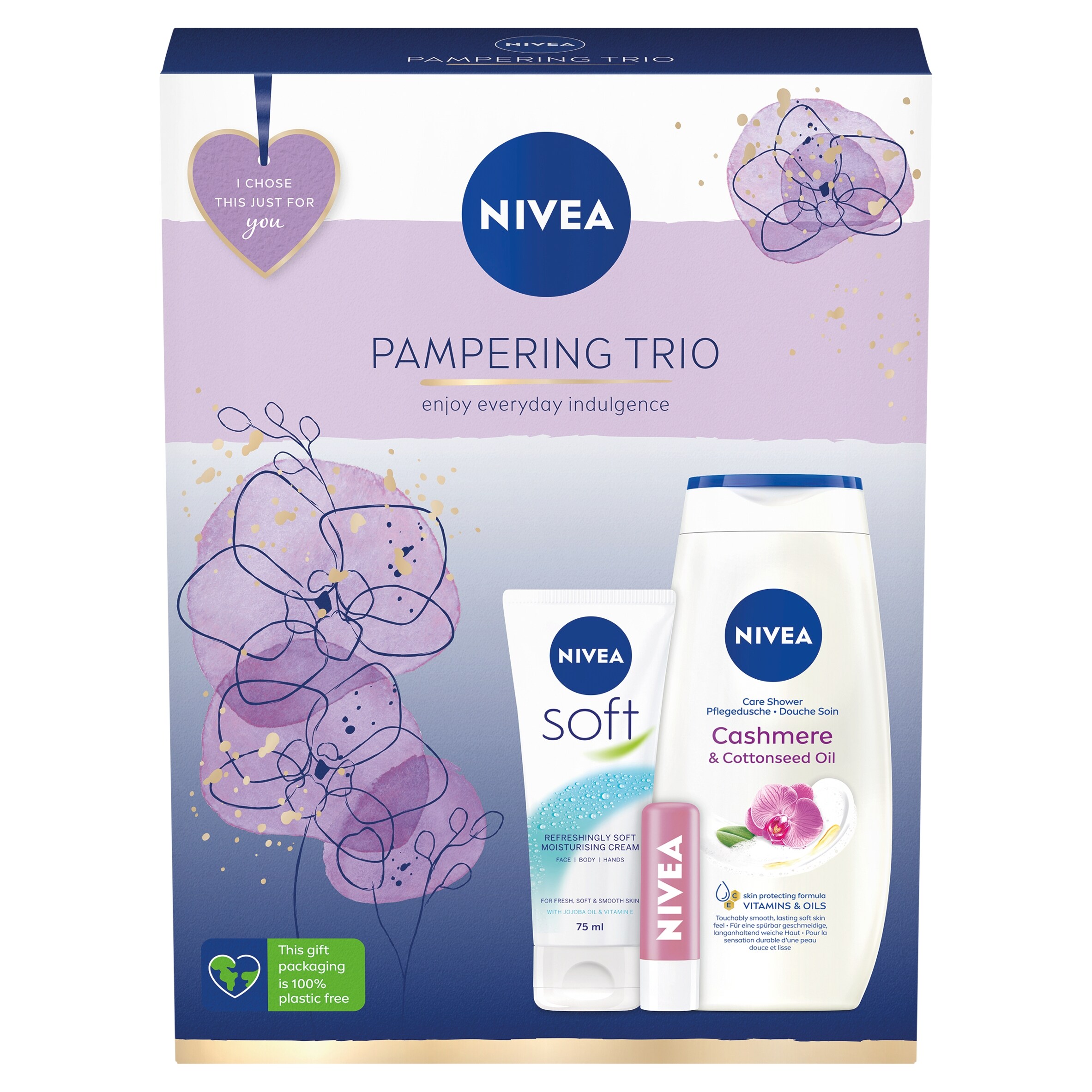 Nivea Pamper Trio Gift Set - Tesco Groceries