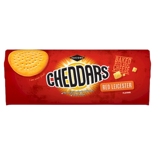 Jacob's Cheddars Red Leicester 150G - Tesco Groceries