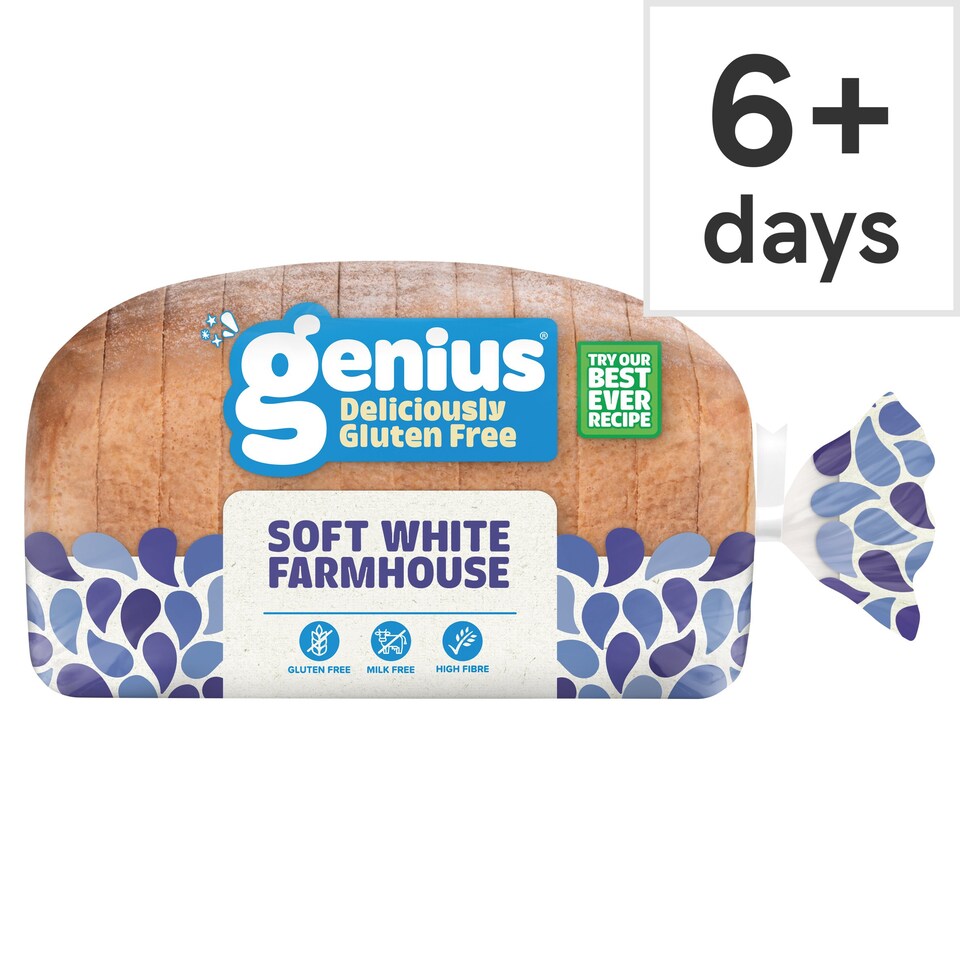 Genius Gluten Free Soft White Farmhouse Loaf 430G - Tesco Groceries