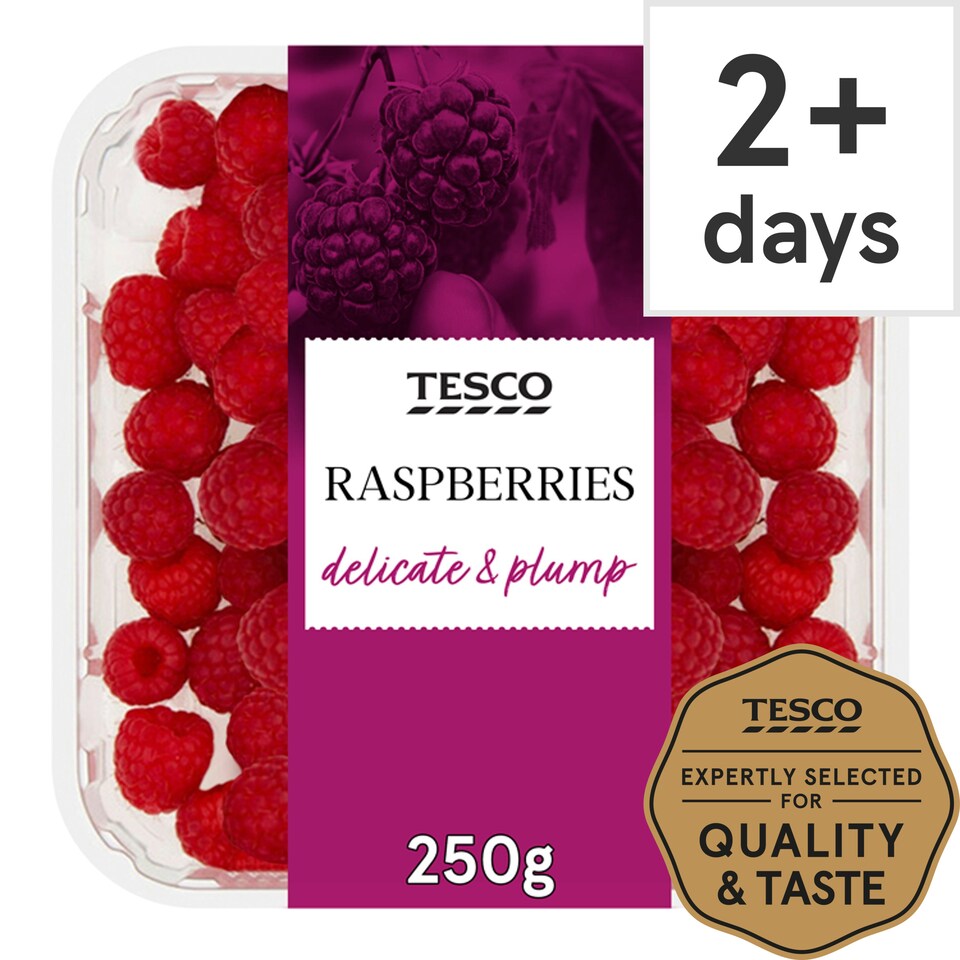 Tesco Raspberries 250G - Tesco Groceries