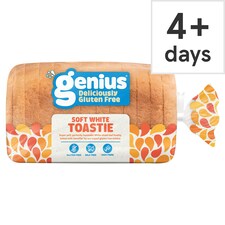 Genius Gluten Free Soft White Toastie Loaf Bread 430g - Tesco Groceries