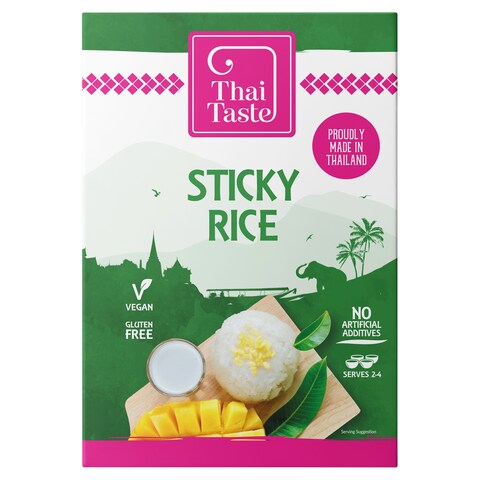 THAI TASTE STICKY RICE 200g - Tesco Groceries