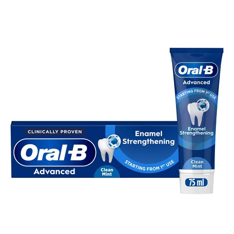 Oral-B Advanced Enamel Strengthening Toothpaste 75ml - Tesco Groceries