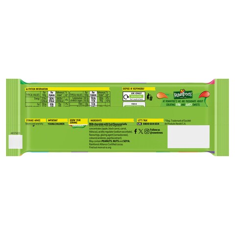 Rowntrees Jelly Tastic Mini Egg Chocolate Bar 100g - Tesco Groceries
