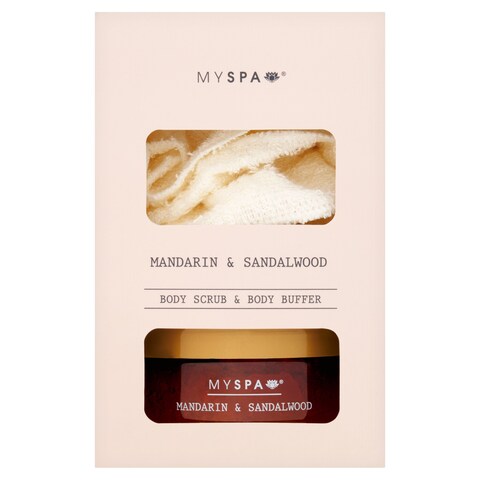 MY SPA BODY SCRUB & BODY BUFFER MANDARIN & SANDALWOOD GIFT SET - Tesco ...