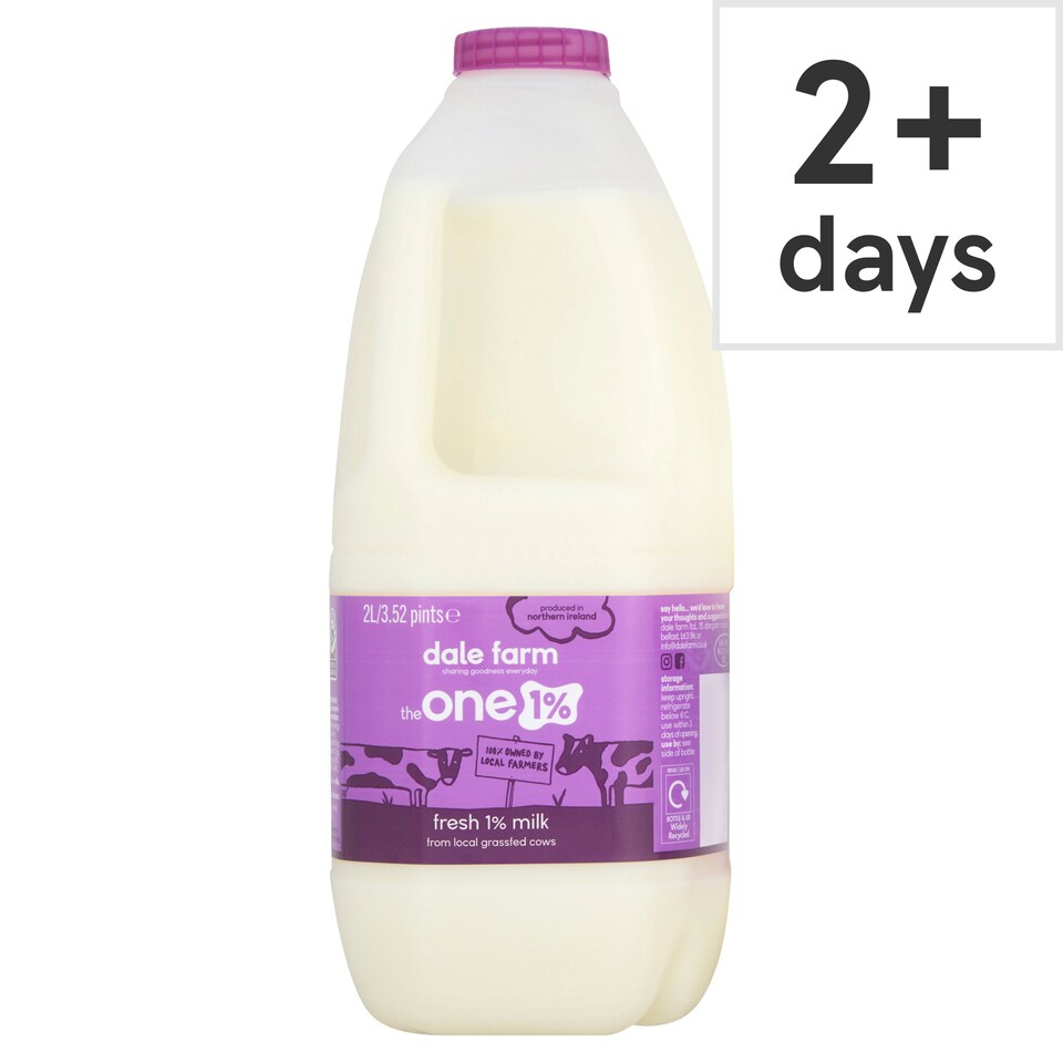 Dale Farm The One Milk 2 Litre - Tesco Groceries
