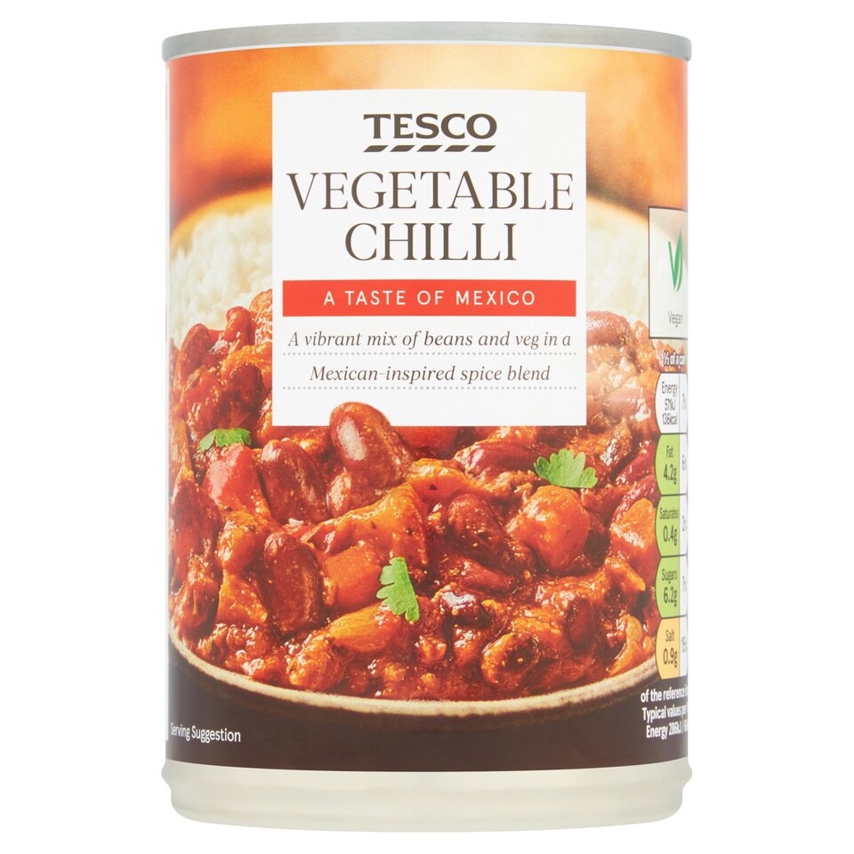 Tesco Vegetable Chilli 400G - Tesco Groceries