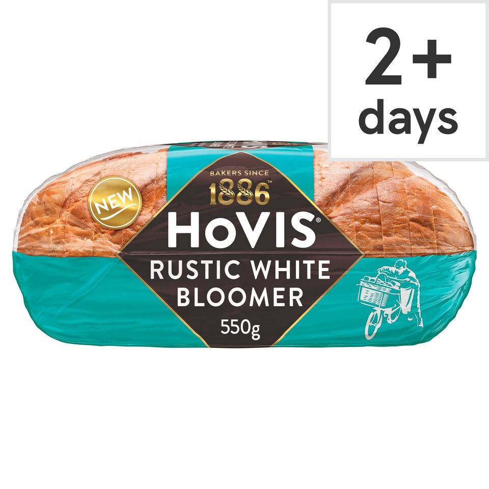 Hovis 1886 Rustic Bloomer White 550g - Tesco Groceries