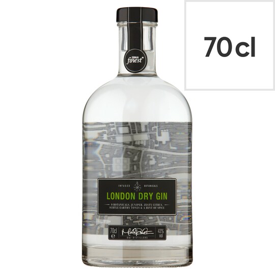 Tesco Finest London Dry Gin 70Cl - Tesco Groceries