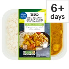 Tesco Thai Yellow Chicken Curry With Js/Rice 400G - Tesco Groceries