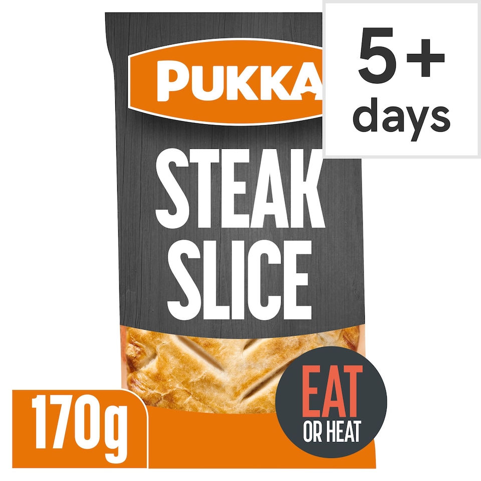 Pukka Steak Slice 170G - Tesco Groceries
