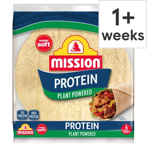 Mission Protein Plant Powered Wraps 6 Pack - Tesco Groceries
