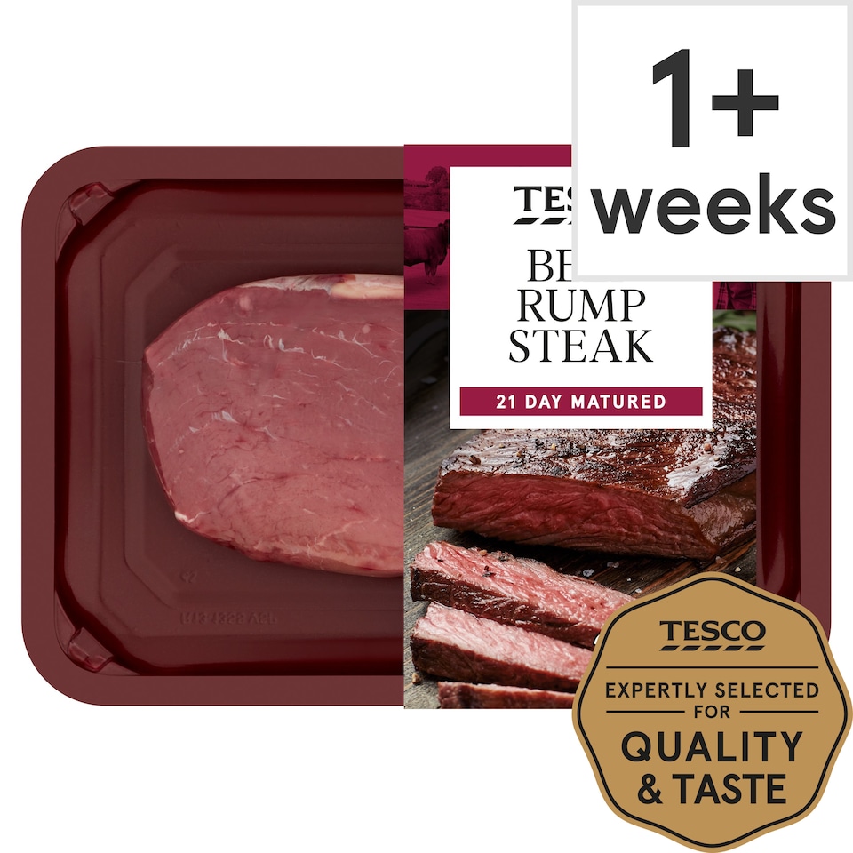 Tesco Beef Rump Steak 255G - Tesco Groceries