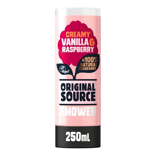Original Source Vanilla &R/Berry Shower Gel 250Ml - Tesco Groceries