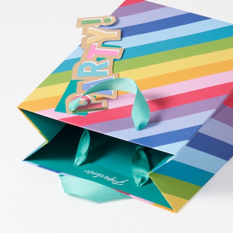 Paperchase Rainbow Medium Gift Bag - Tesco Groceries