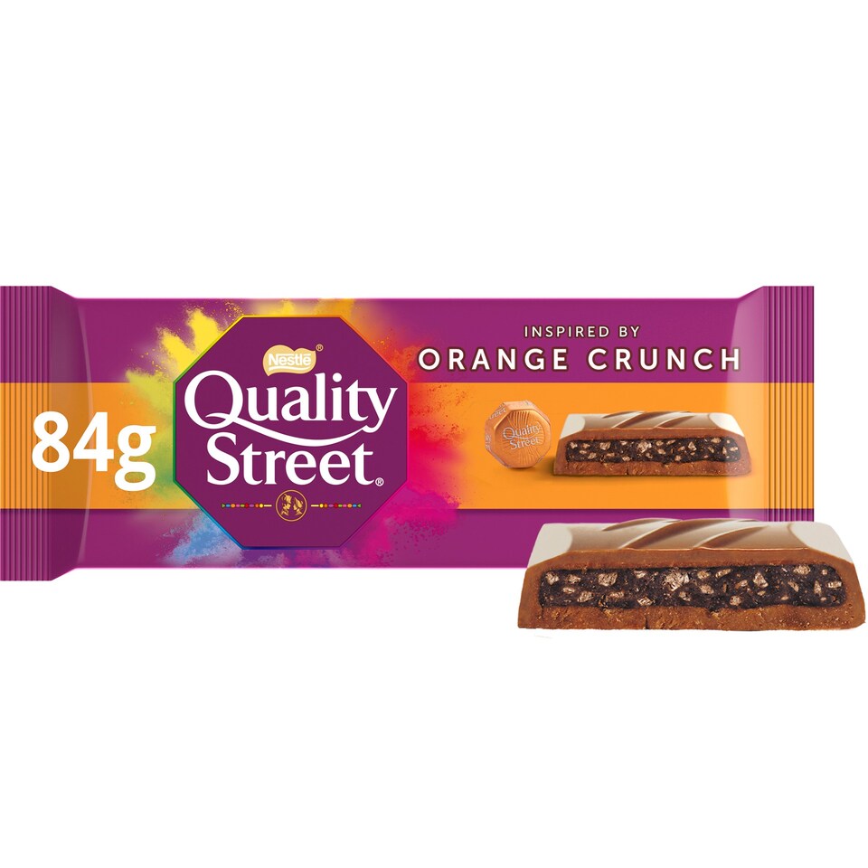 Quality Street Favourites Orange Crunch Block 84G - Tesco Groceries